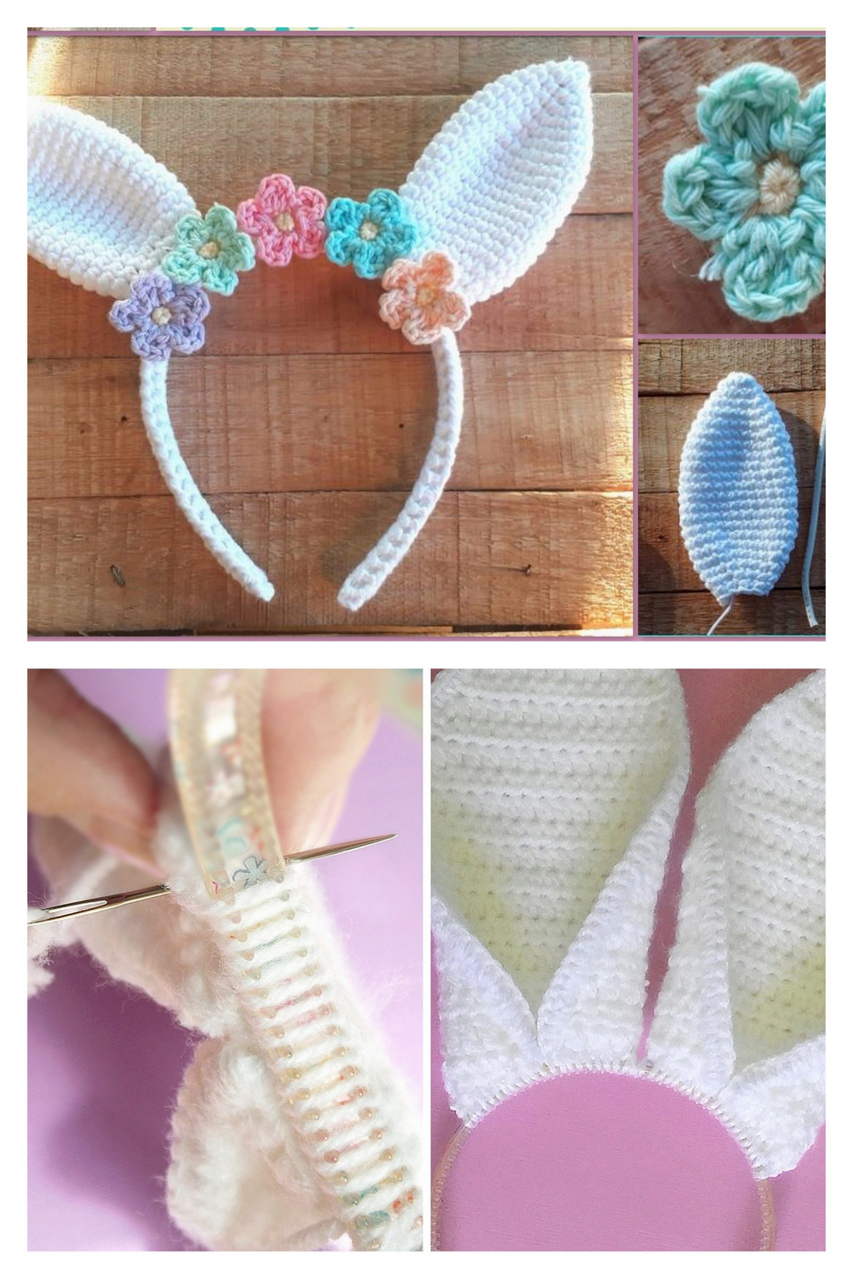 Amigurumi Bunny Easter Headband Free Pattern – Amigurumi