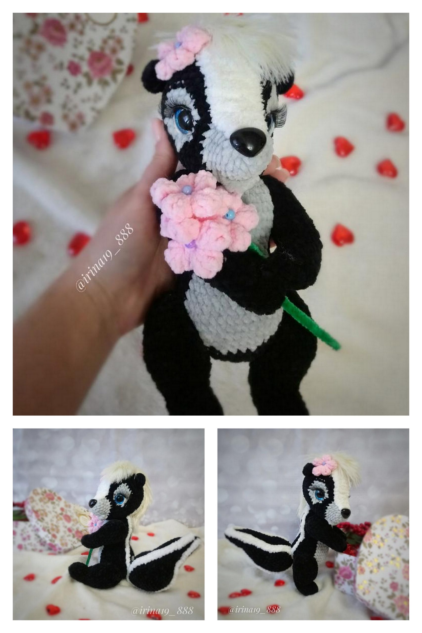 Amigurumi Crochet Skunk Free Pattern – Amigurumi