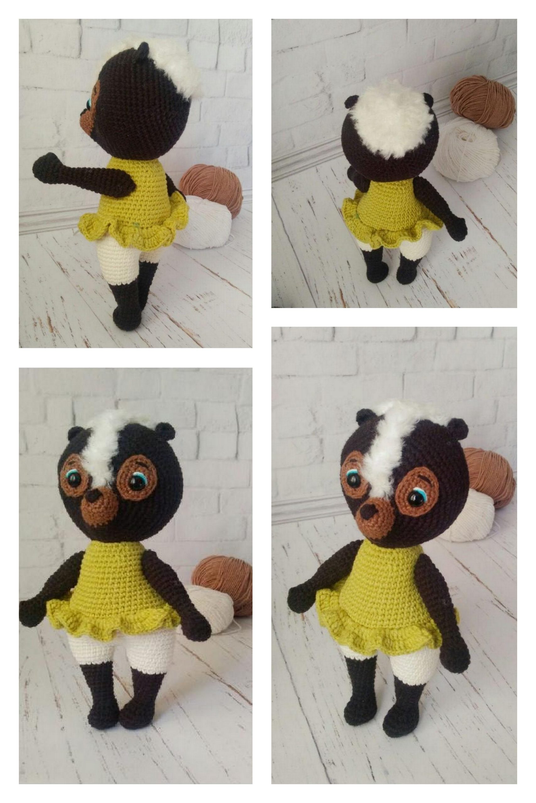 Amigurumi Crochet Skunk Free Pattern – Amigurumi