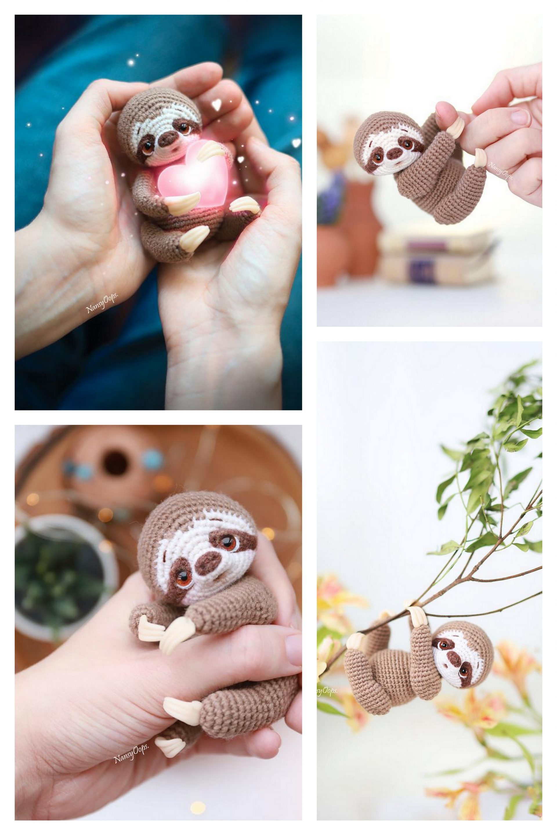 Amigurumi Crochet Sloth Free Pattern – Amigurumi