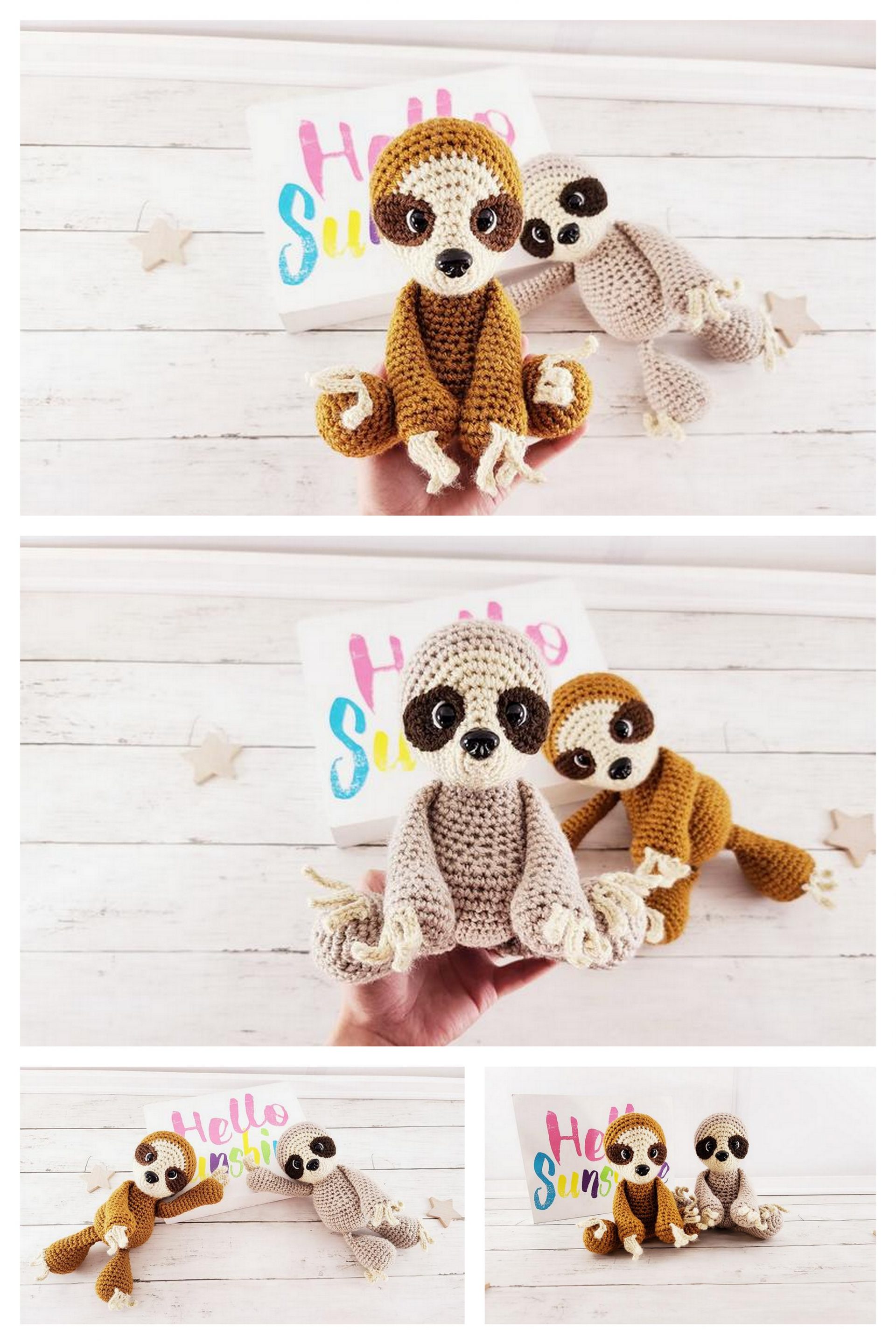 Amigurumi Crochet Sloth Free Pattern – Amigurumi