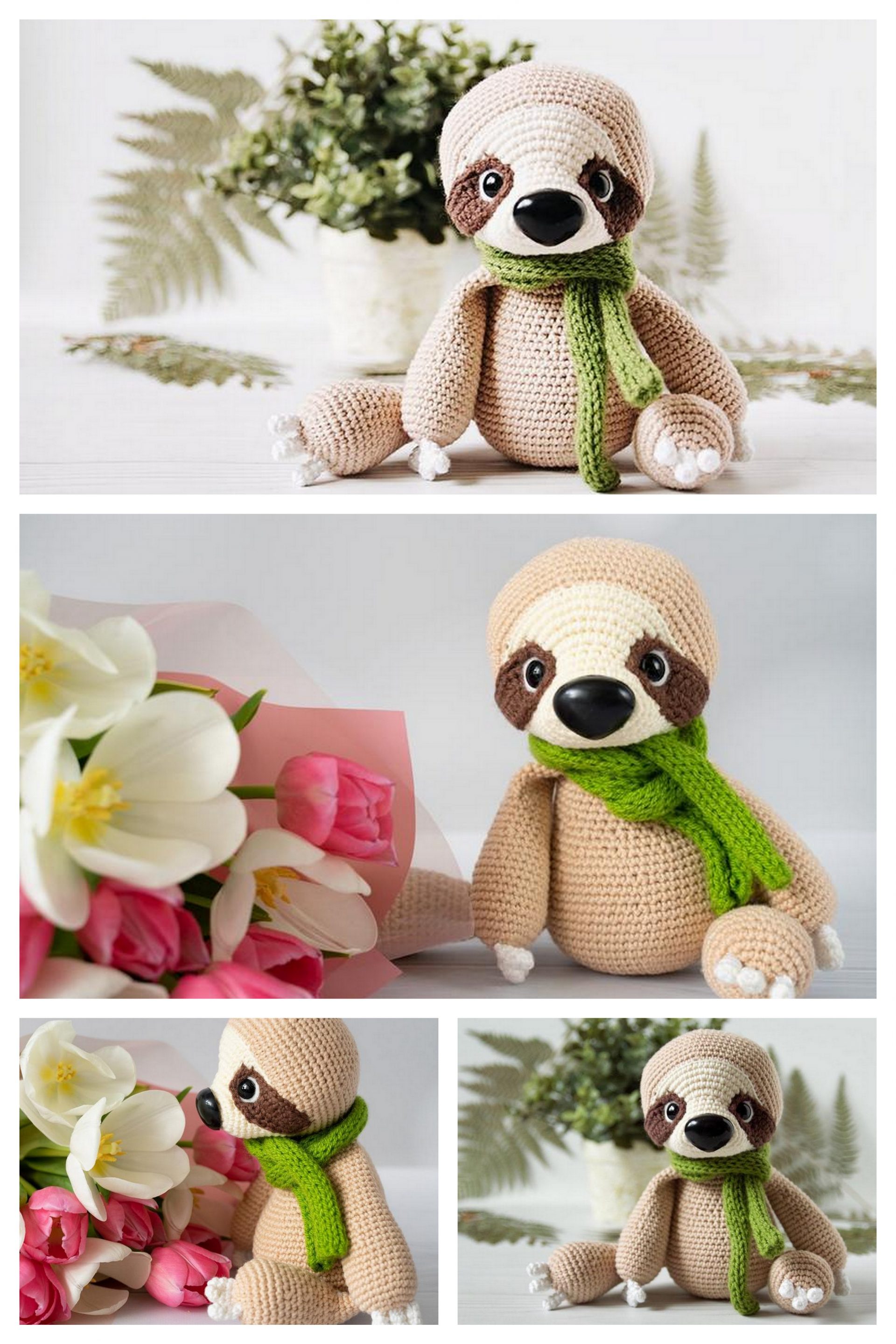 Amigurumi Crochet Sloth Free Pattern – Amigurumi
