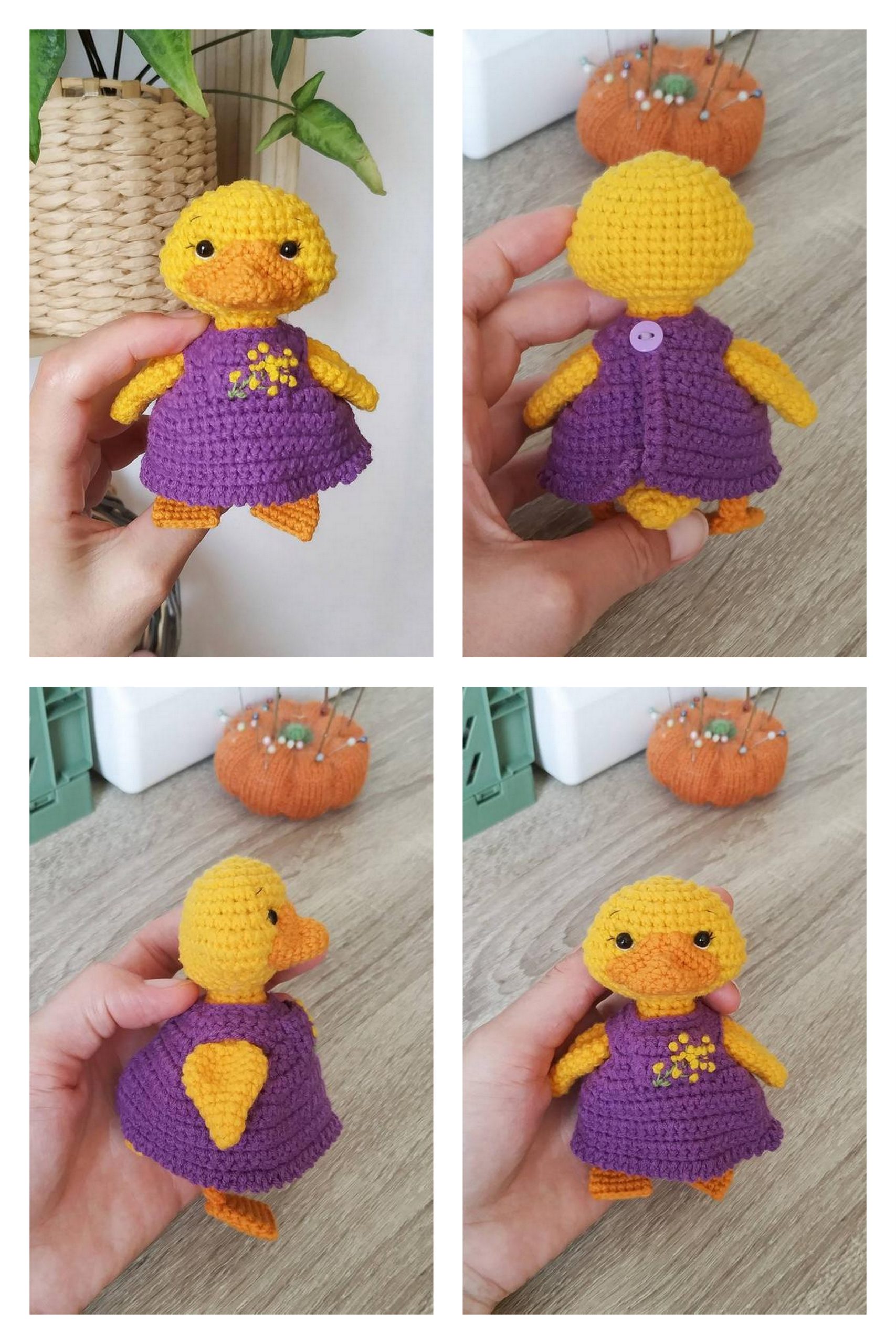Amigurumi Mini Duck Free Pattern – Amigurumi