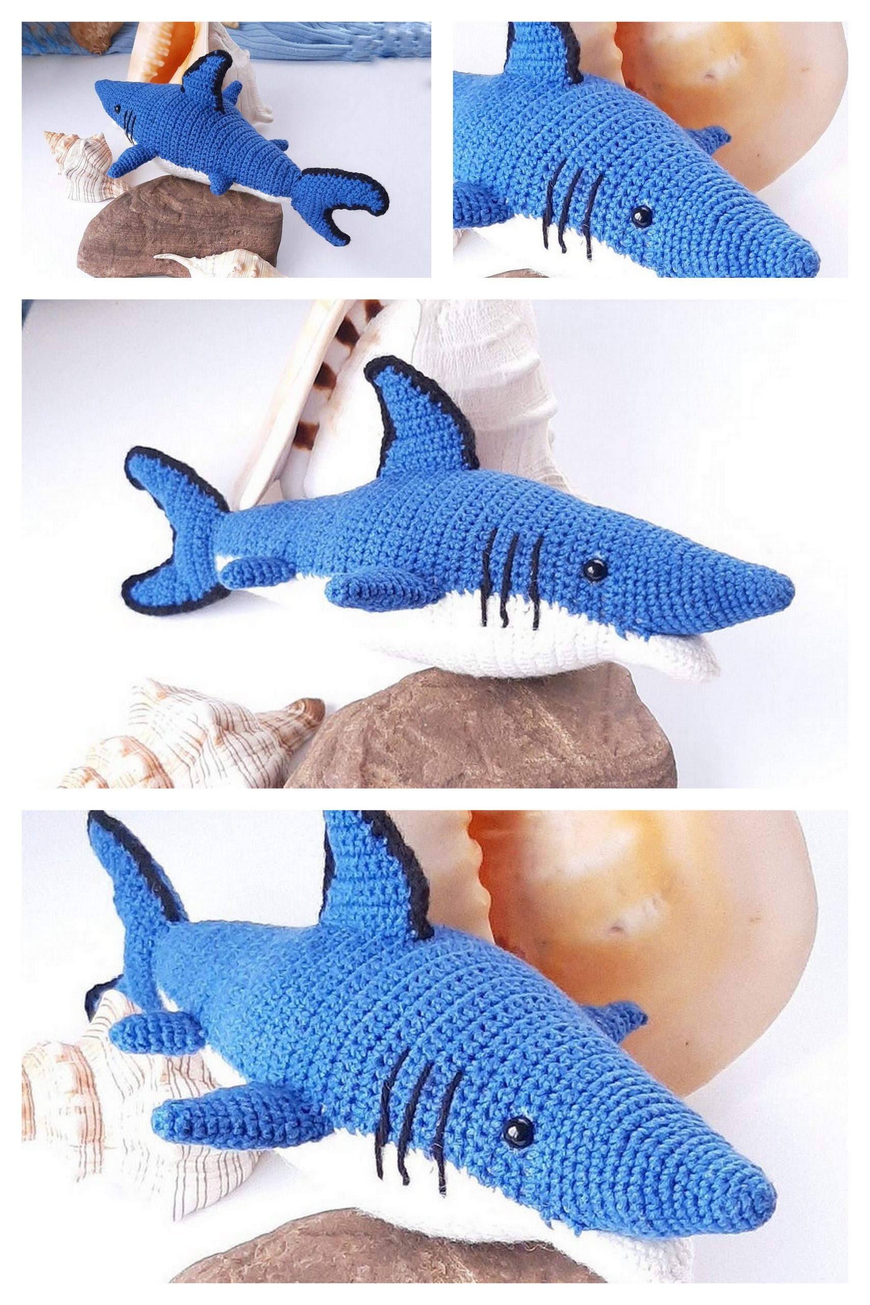 Amigurumi Crochet Shark Free Pattern – Amigurumi