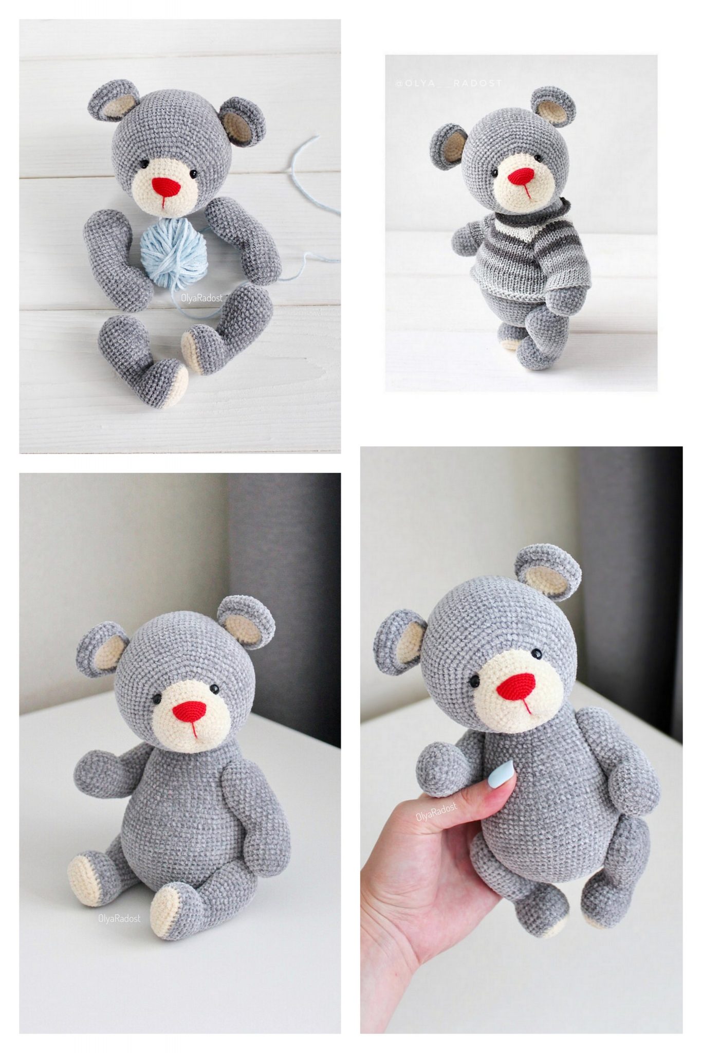 Amigurumi Enzo the Teddy Bear Free Pattern – Amigurumi