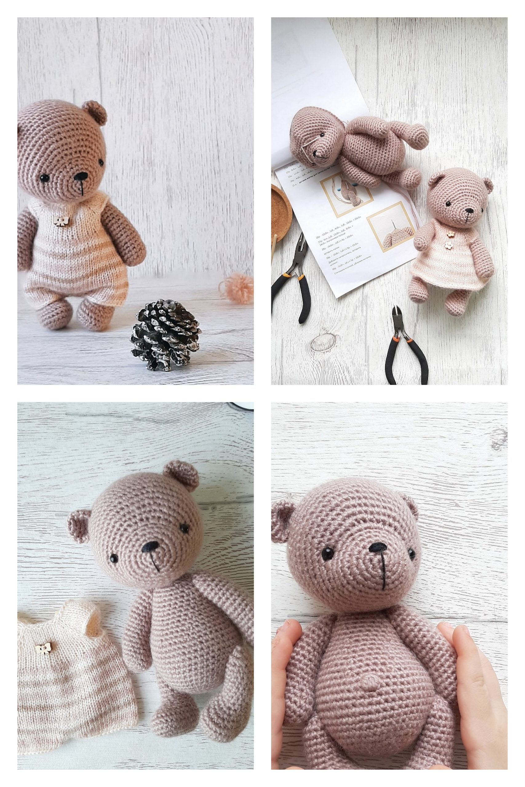 Amigurumi Enzo the Teddy Bear Free Pattern – Amigurumi