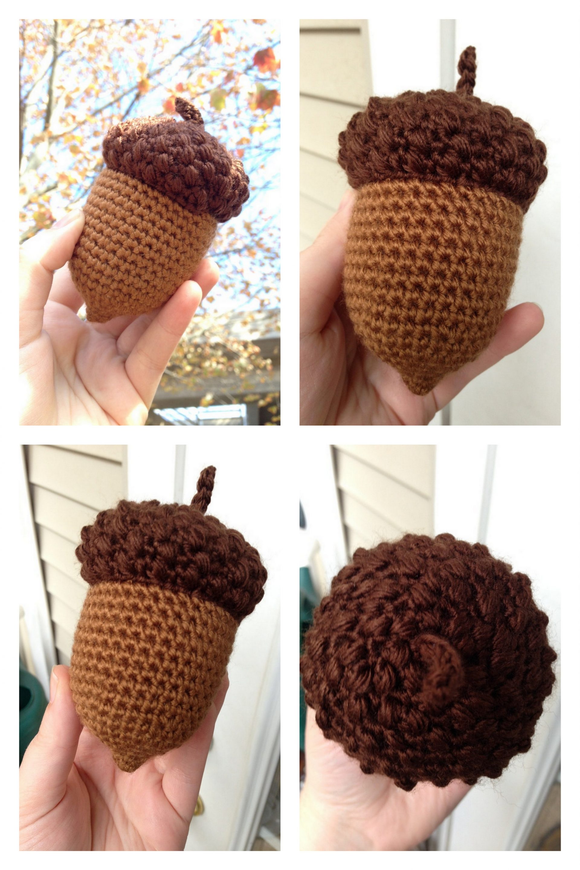 Amigurumi Crochet Acorn Free Pattern – Amigurumi