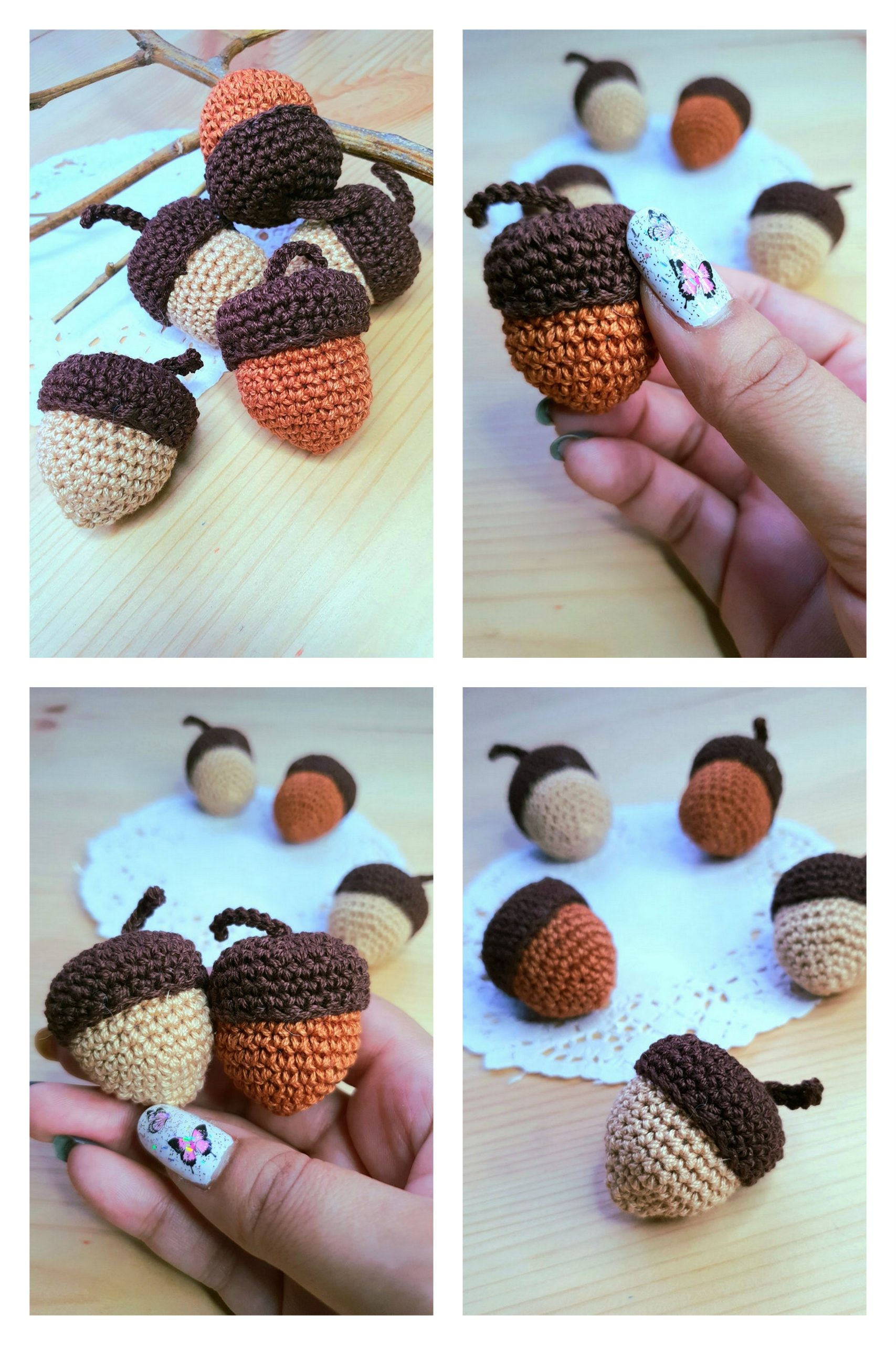 Amigurumi Crochet Acorn Free Pattern – Amigurumi