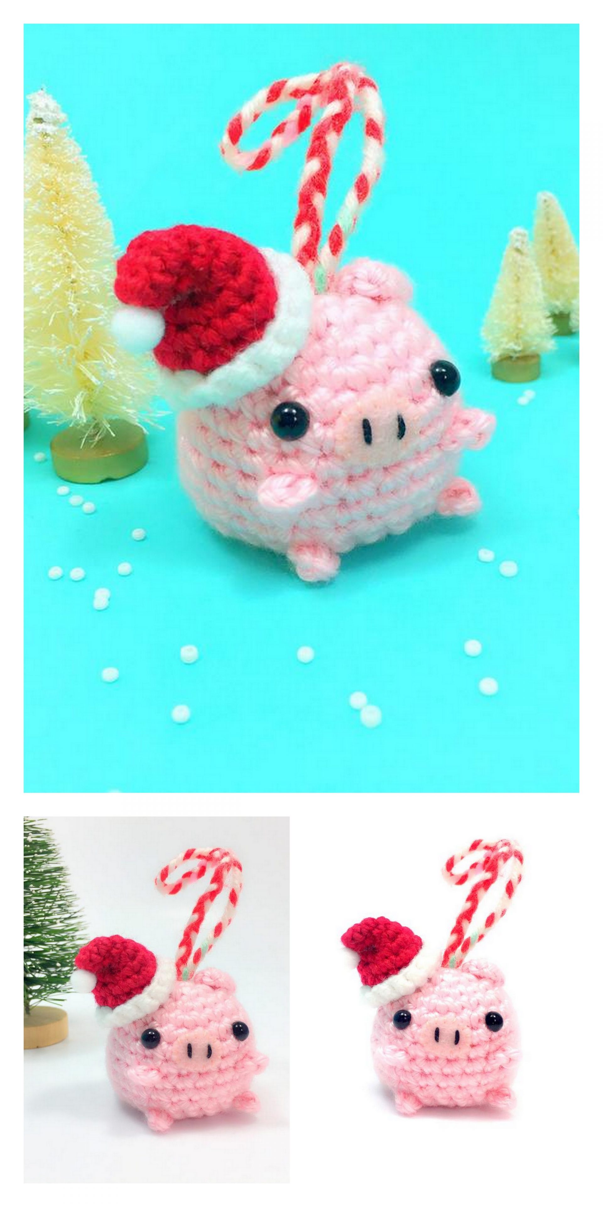 Amigurumi Candy Cane Ornament Free Pattern – Amigurumi