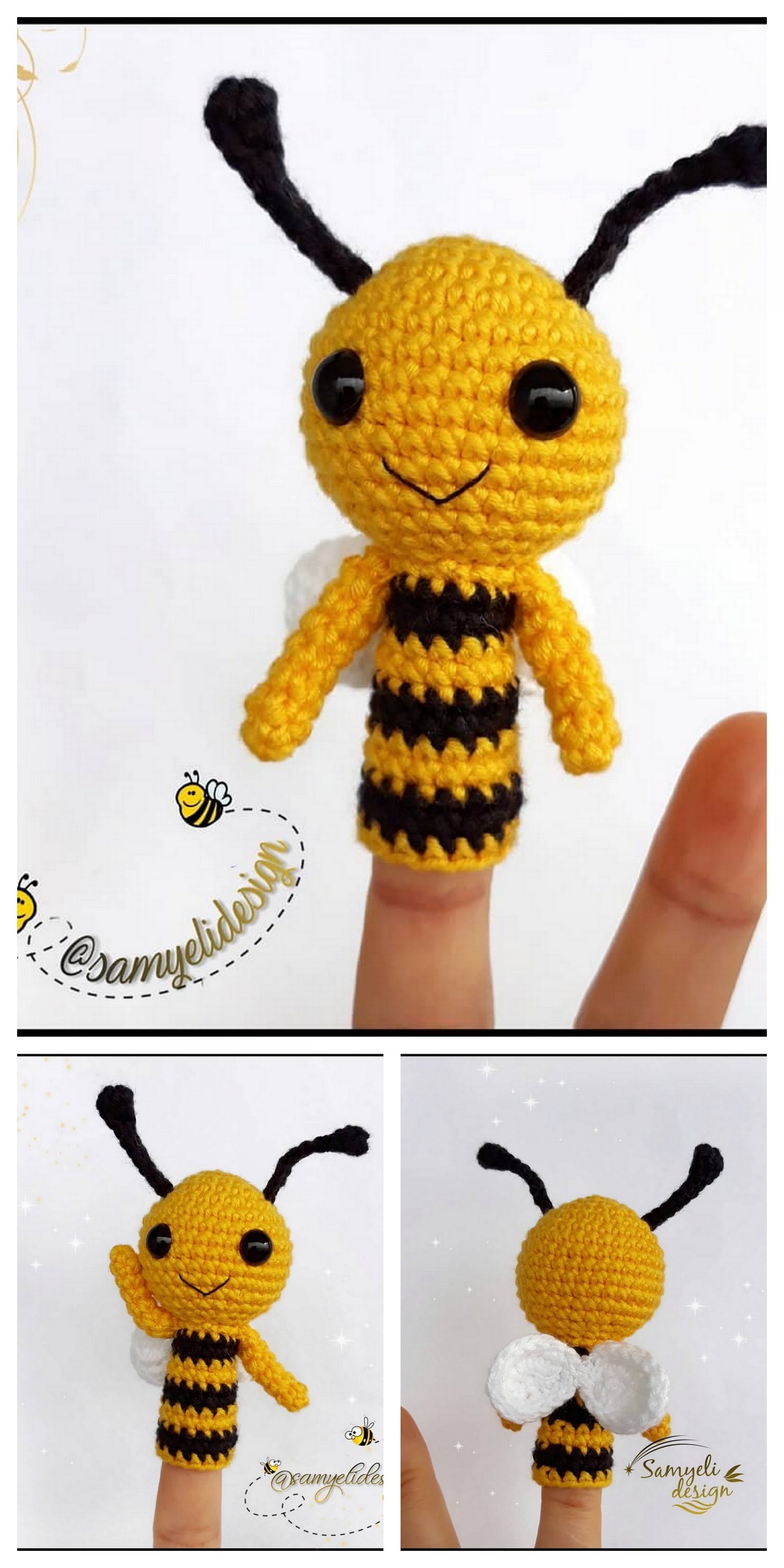 Amigurumi Christmas Finger Puppets Free Pattern – Amigurumi