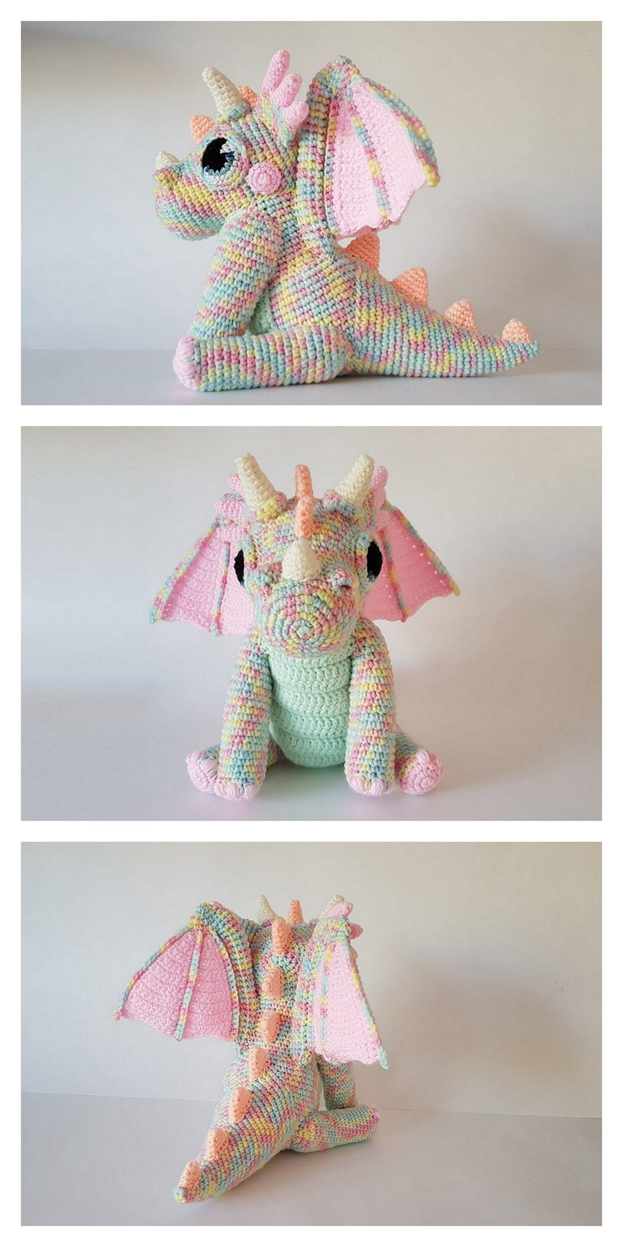Amigurumi Mini Dragon Free Pattern – Amigurumi