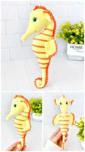 Amigurumi Seahorse Free Pattern 103 – Amigurumi