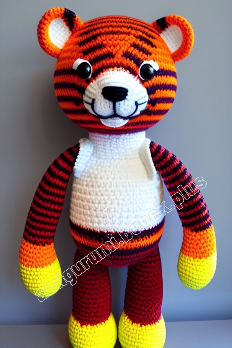 Amigurumi Crochet Tiger Free Pattern 147 – Amigurumi