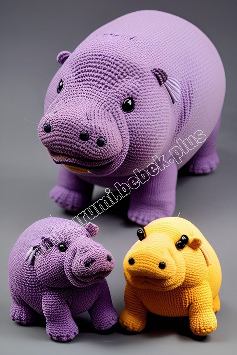 Amigurumi Hippo Crochet Free Pattern 182 – Amigurumi