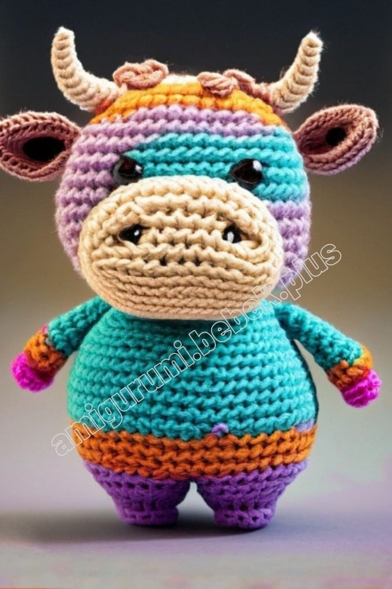 Amigurumi Bull Crochet Free Pattern 188 – Amigurumi