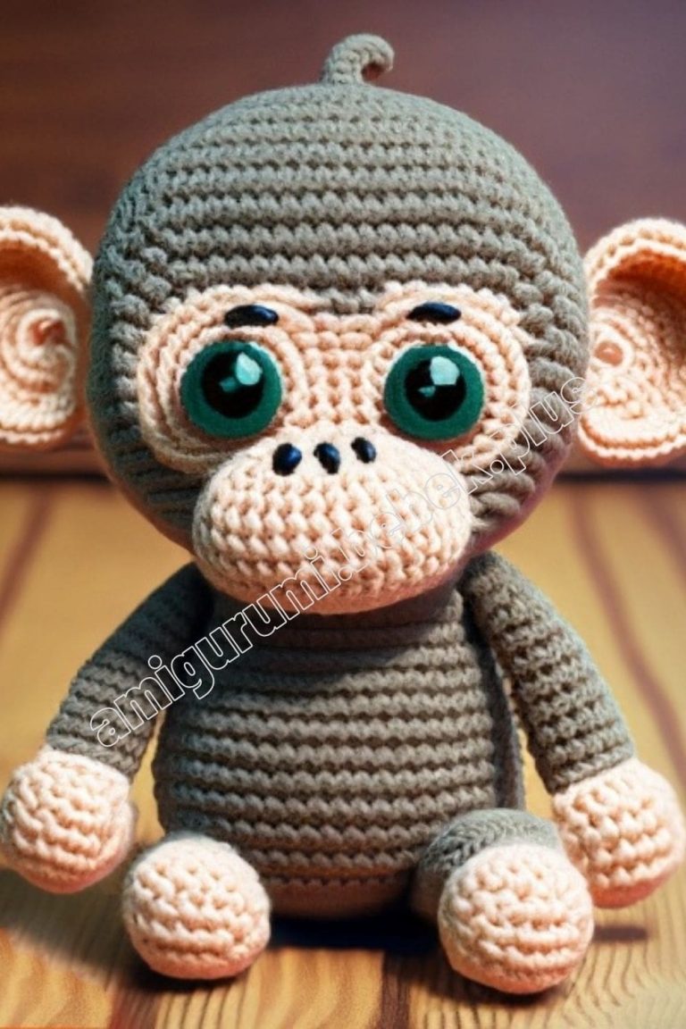 Amigurumi Monkey Crochet Free Pattern 192 – Amigurumi