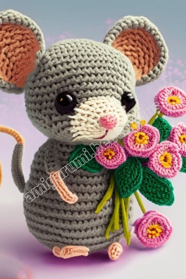 Amigurumi Mouse Crochet Free Pattern 187 – Amigurumi