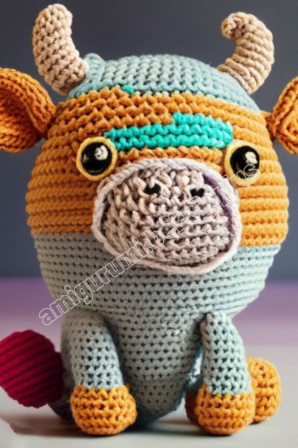 Amigurumi Bull Crochet Free Pattern 188 – Amigurumi