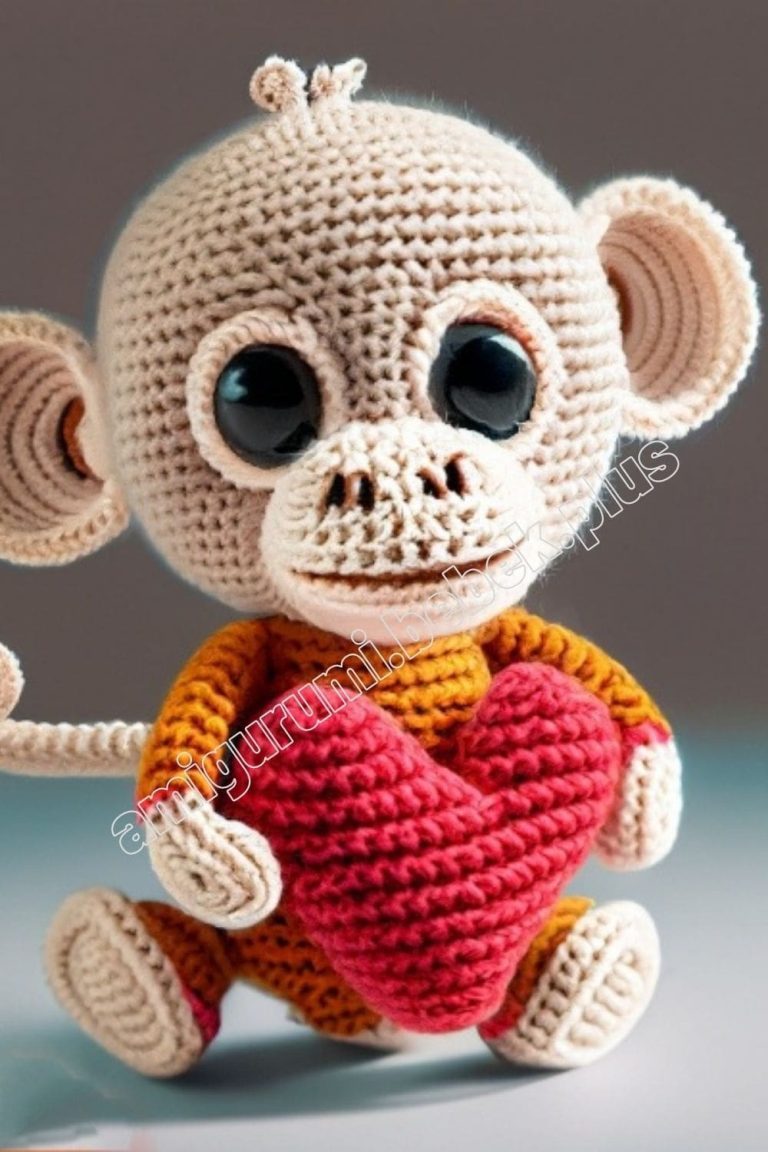 Amigurumi Monkey Crochet Free Pattern 192 – Amigurumi